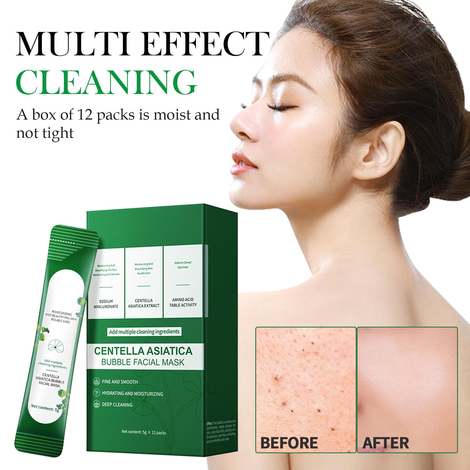 Facial Mask, Dark Circle Cleaning & Pore Minimizing Mask, Compound ...