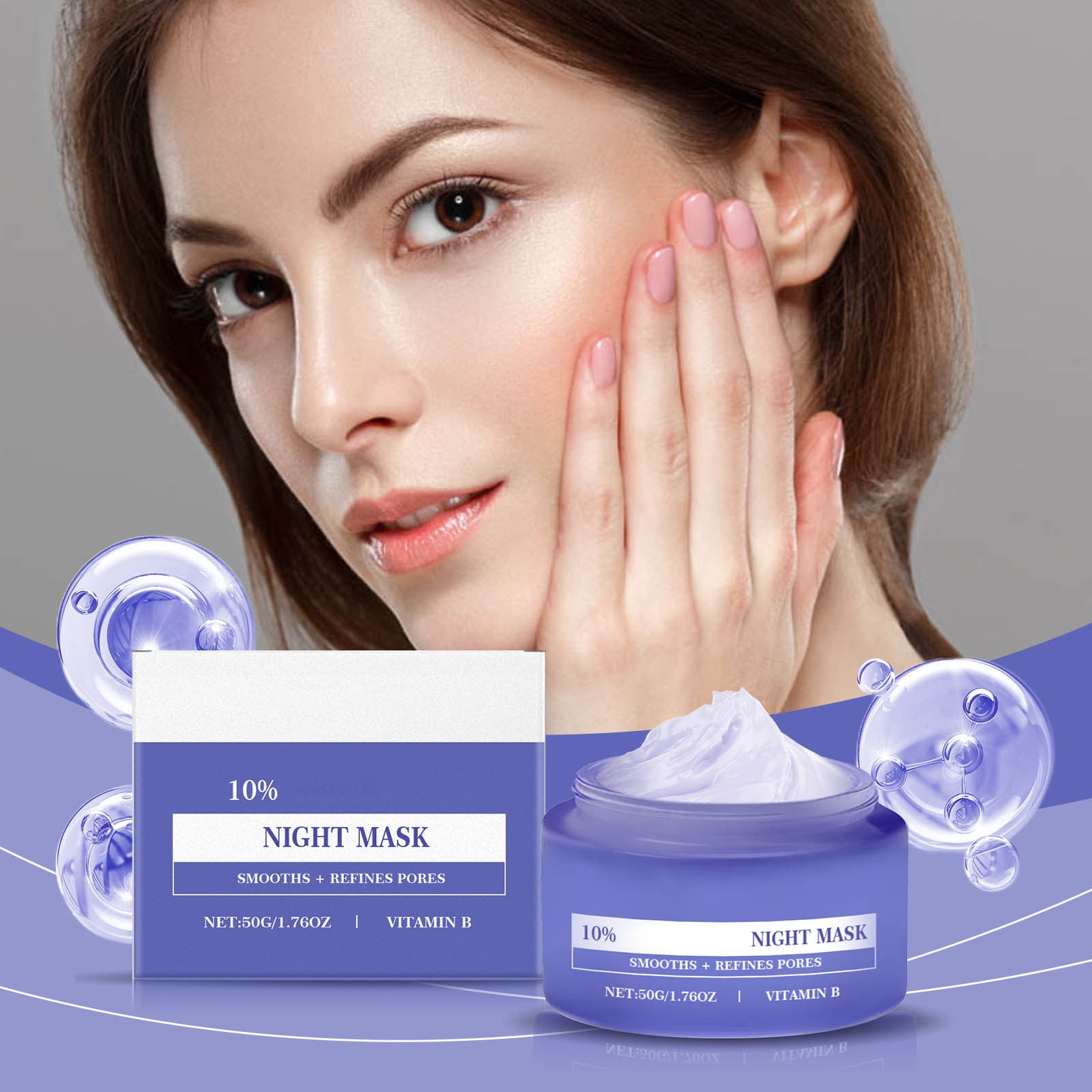 Facial Mask Moisturizing Hydrating Soothing Purple Hydroformula Mask ...