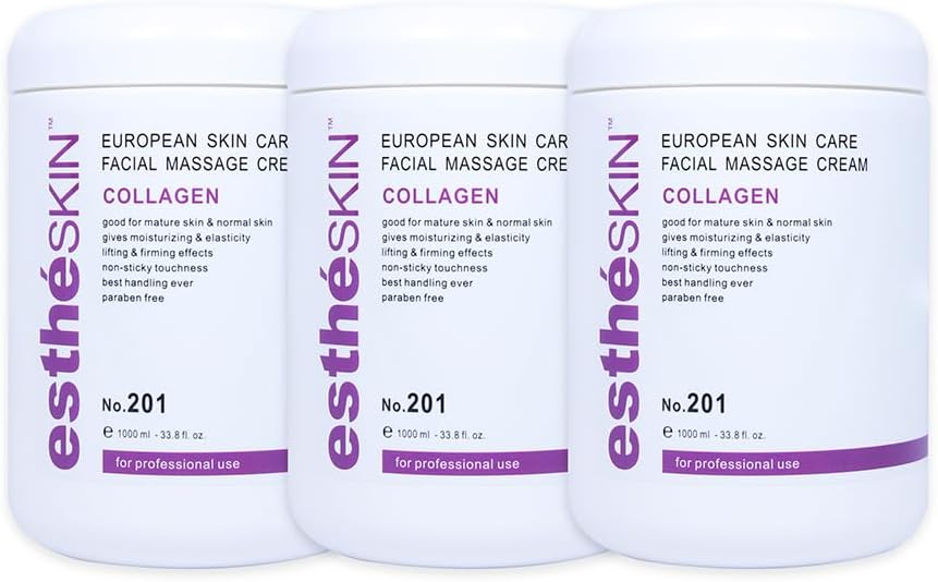 Facial Massage Cream for European Skin Care, 33.8 fl oz, 1000 ml (3 ...
