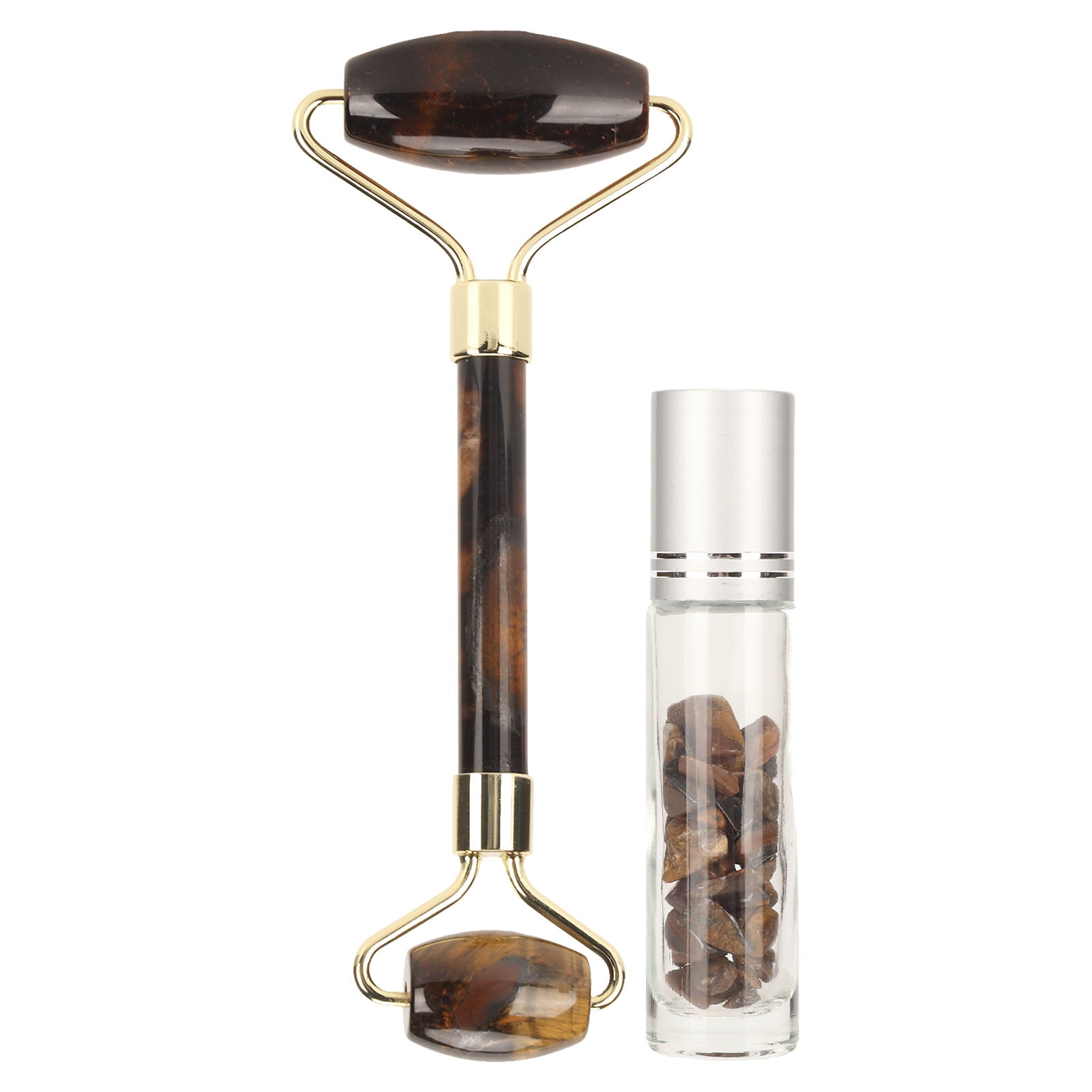 Facial Massage Roller Double Heads Reduce Puffiness Jadestone Roller ...