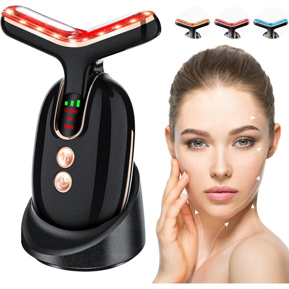Facial Massager Red-Light-Therapy-for-Face, Neck Skin- Face WanFacial ...