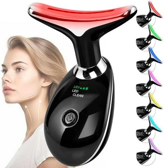Facial Massager Red-Light-Therapy-for-Face and Neck, Face 𝖲 culpting ...