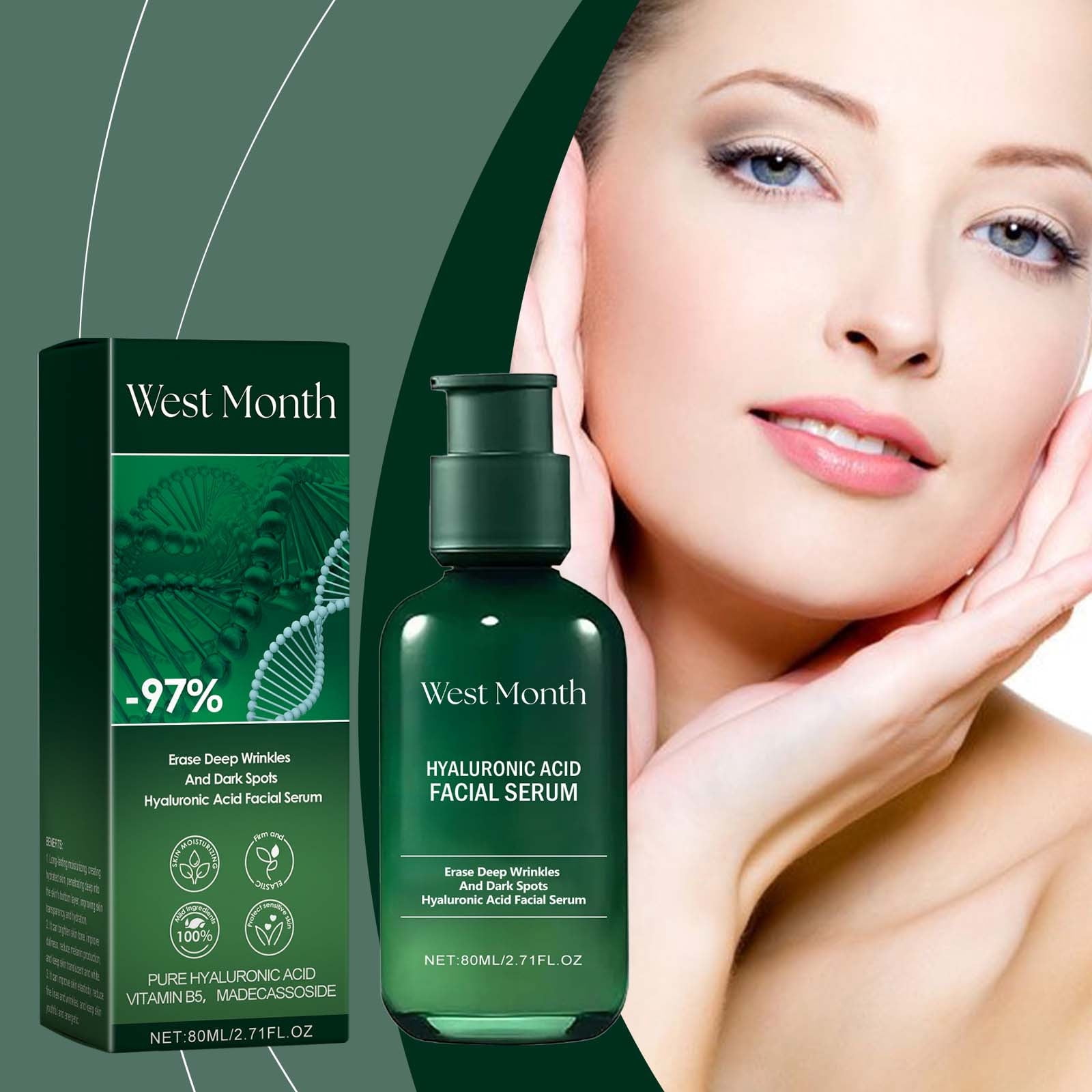 Facial Moisturizing Liquid | Hydrating Brightening Serum | Wrinkle ...