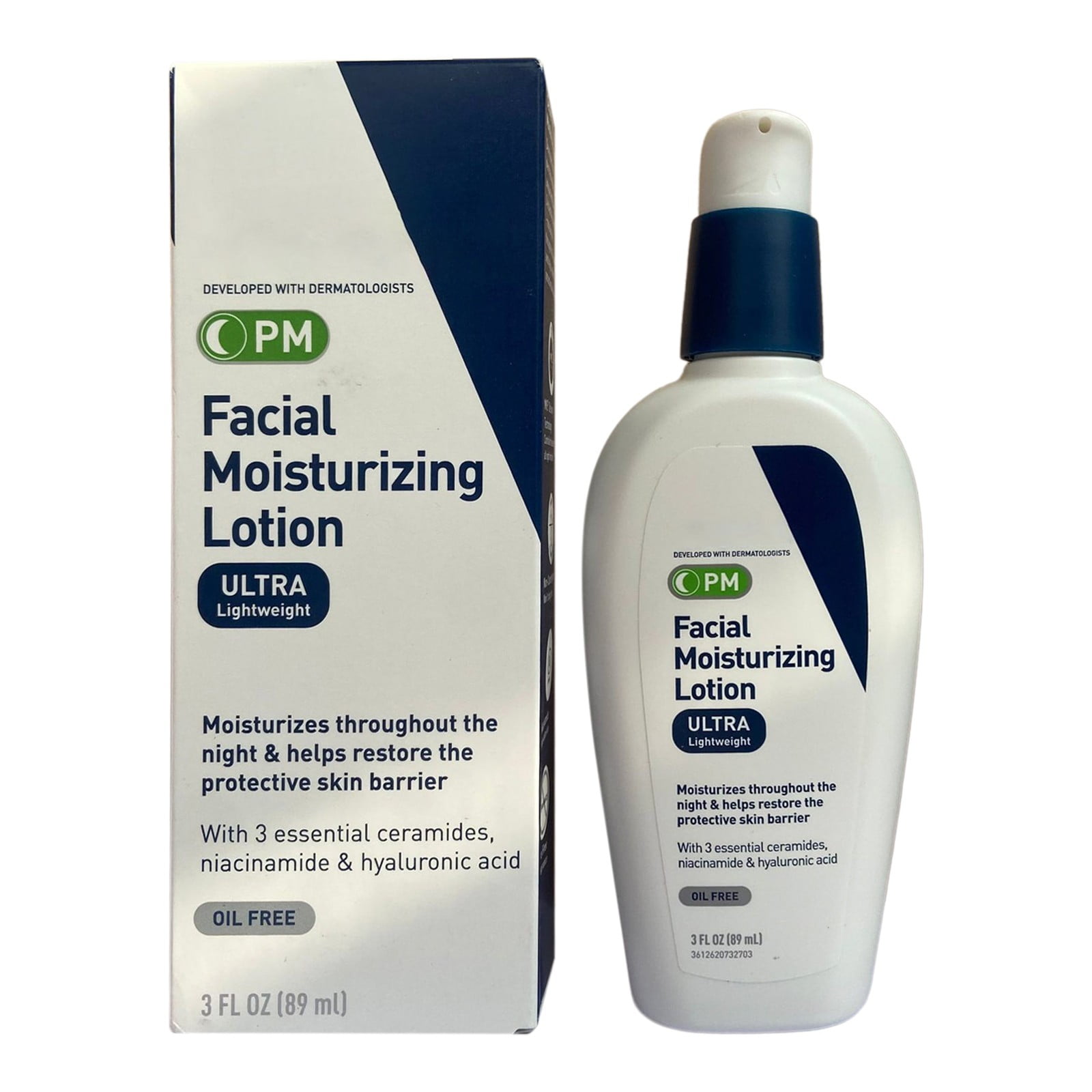 Facial Moisturizing Lotion, Night Cream with Hyaluronic Acid and ...