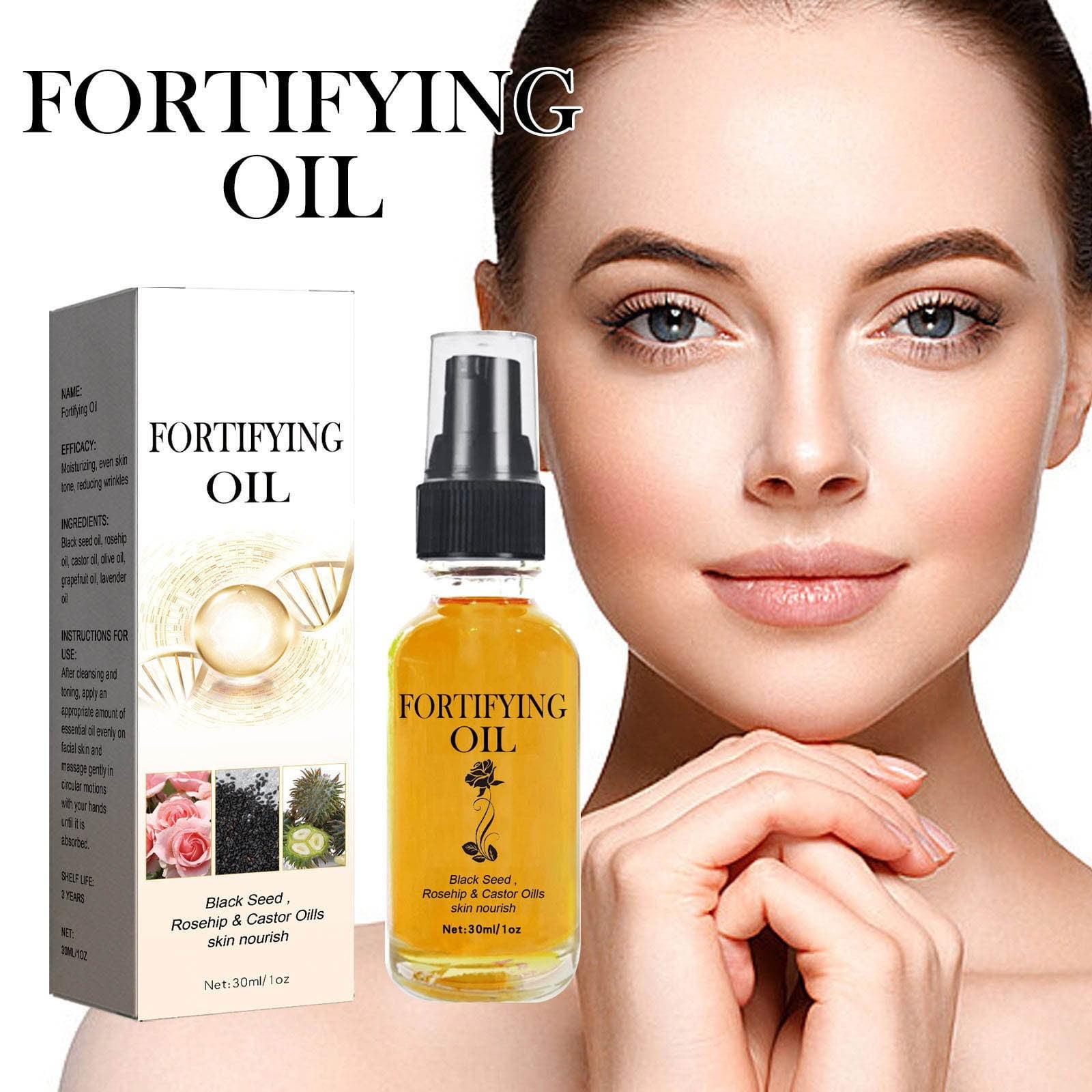 Facial Moisturizing Oil, Hydrating Facial Oil, Organic Anti-Aging Skin ...