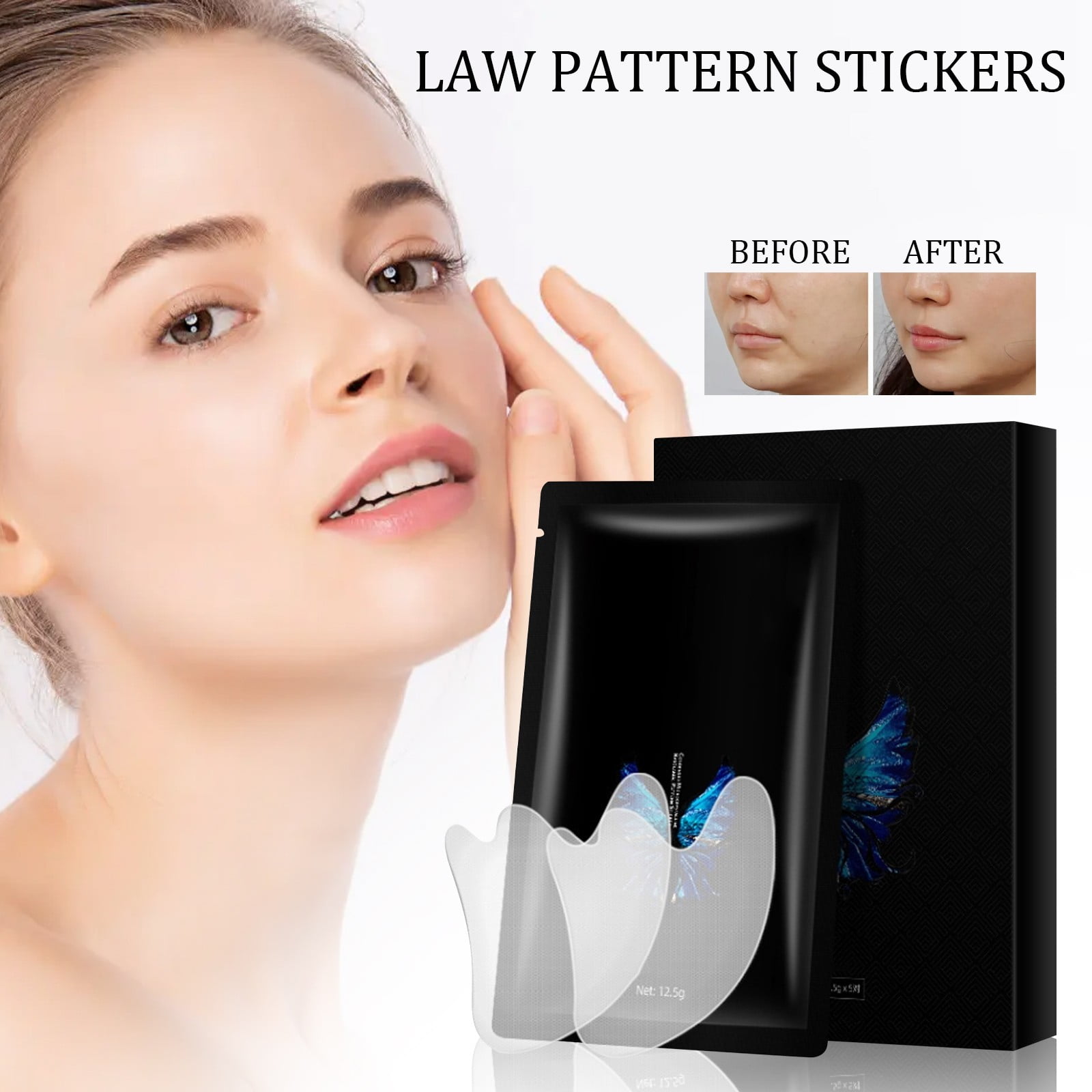 Facial Nourishing Wrinkle Lifting Patches, Nasolabial Fold Patches ...