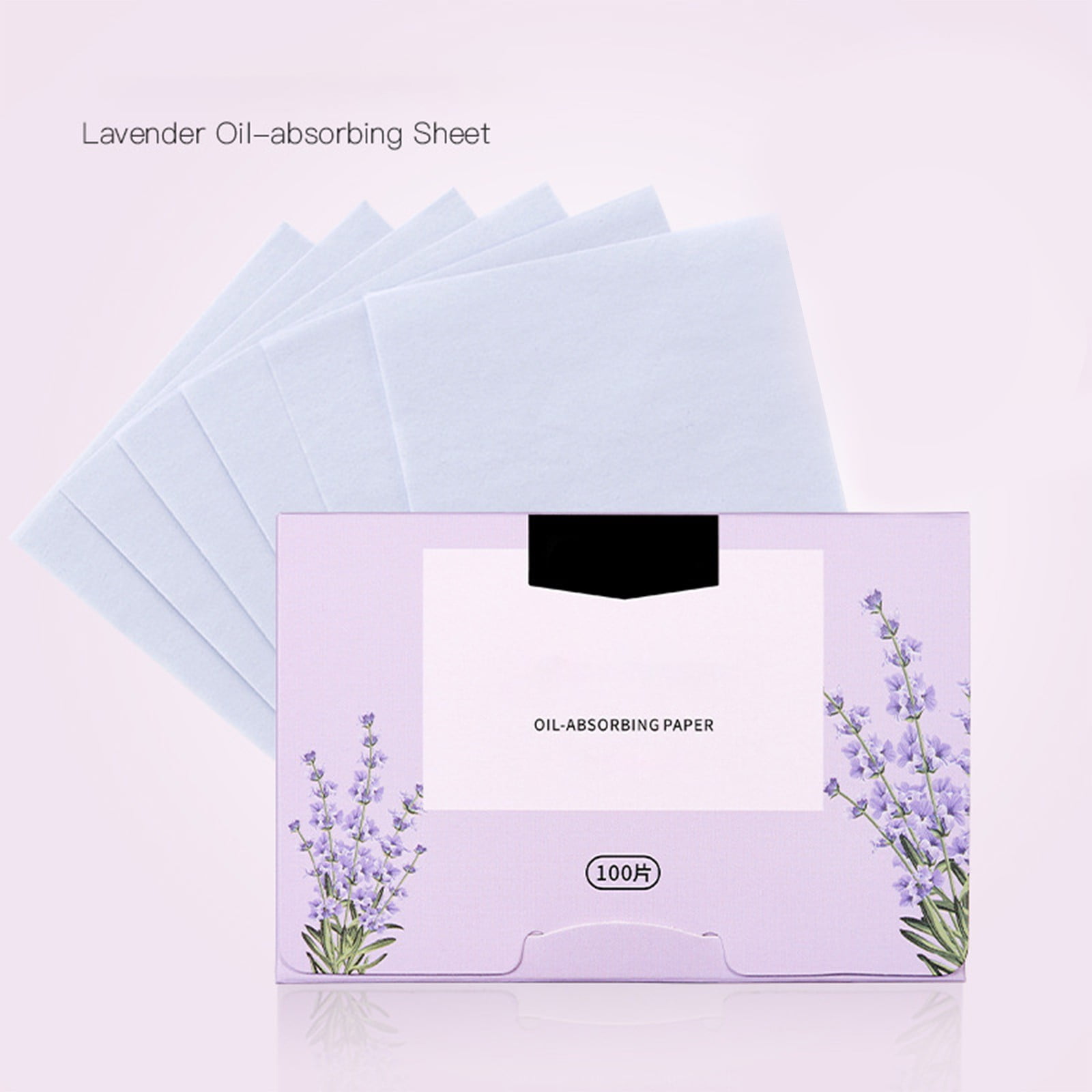Facial Oil Absorbing Paper 100 Pieces Portable Extractable Fragrance ...