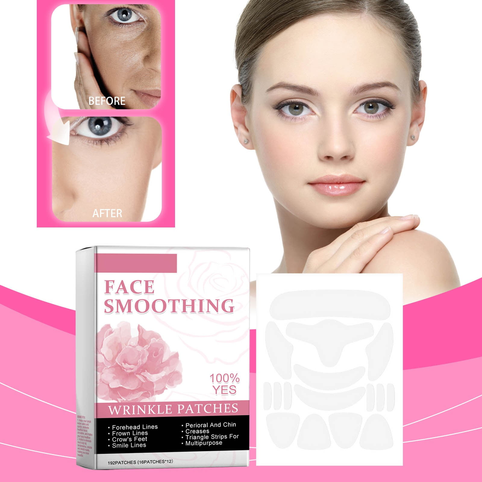 Facial Patch Reduces Fine Lines Tightens The Nourishes The Skin ...