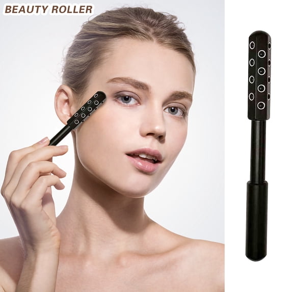 Facial Roller, 24-Stone Facial Roller, Cooling Face & Neck Massager ...