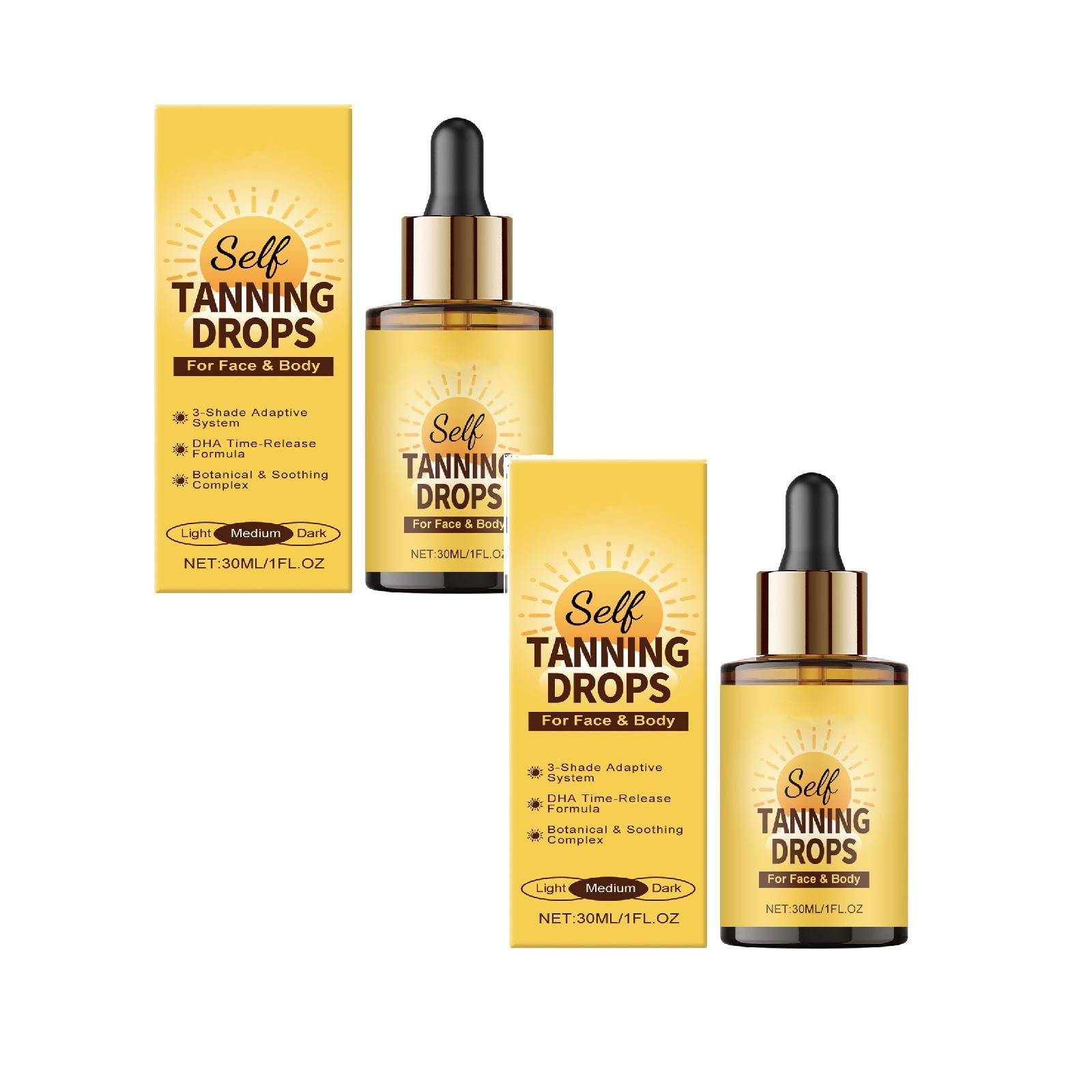 Facial Self Tanning Drops (1 Fl Oz), Tanning Drops for Face & Body ...