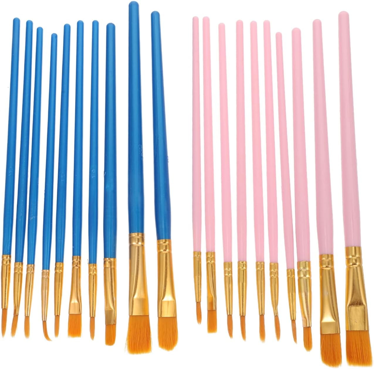 Facial Set 20Pcs Watercolor Oil Painting Brushes DIY Craft Brushes Art ...