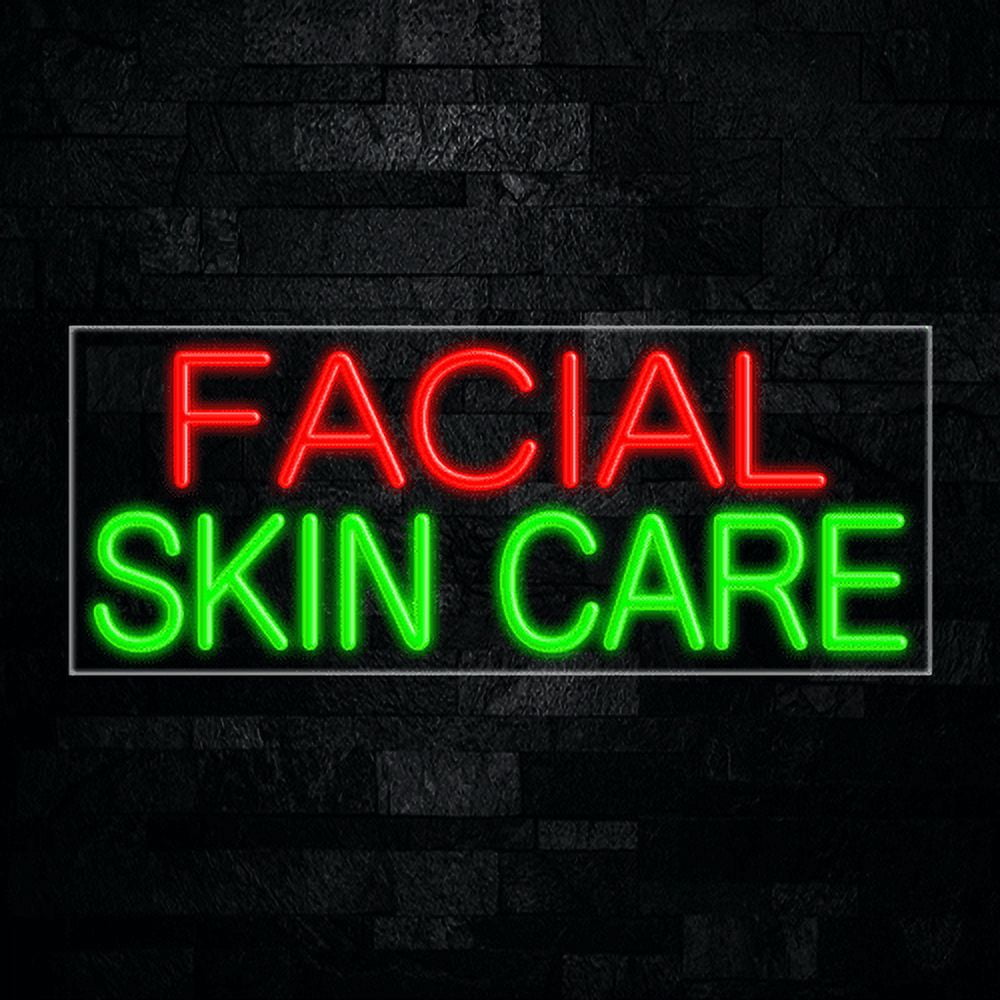 Facial Skin Care-LED Neon Sign 30"L x 12"H #31398 - Walmart.com