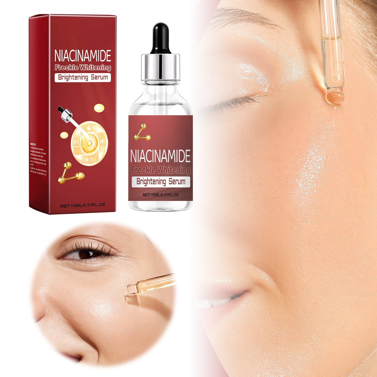 Facial Skin Gloss Nourishing And Firming Skin Care Lotion ！15ml Glass ...