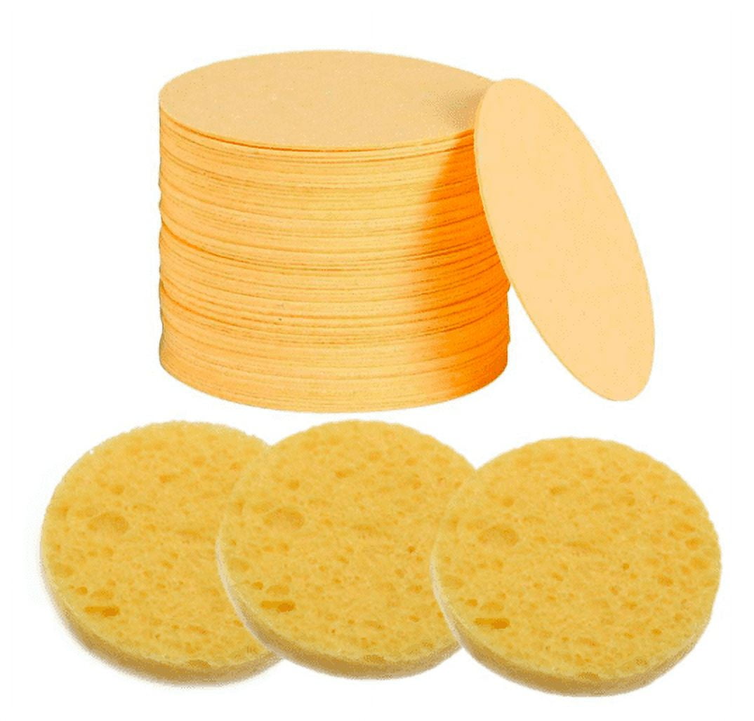 Facial Sponges,50 Pcs Compressed Natural Cellulose Face Sponge for ...
