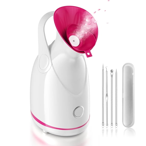 Facial Steamer Nano Ionic Face Steamer with Blackhead Removal Tools ...