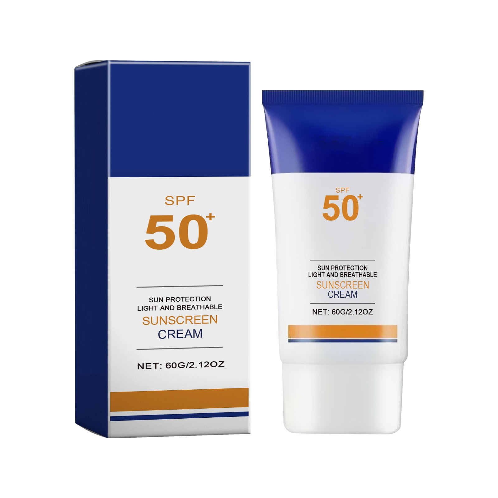 Facial Sunscreen Cream SPF 50 Refreshing for Melanin Rich Skin Broad ...
