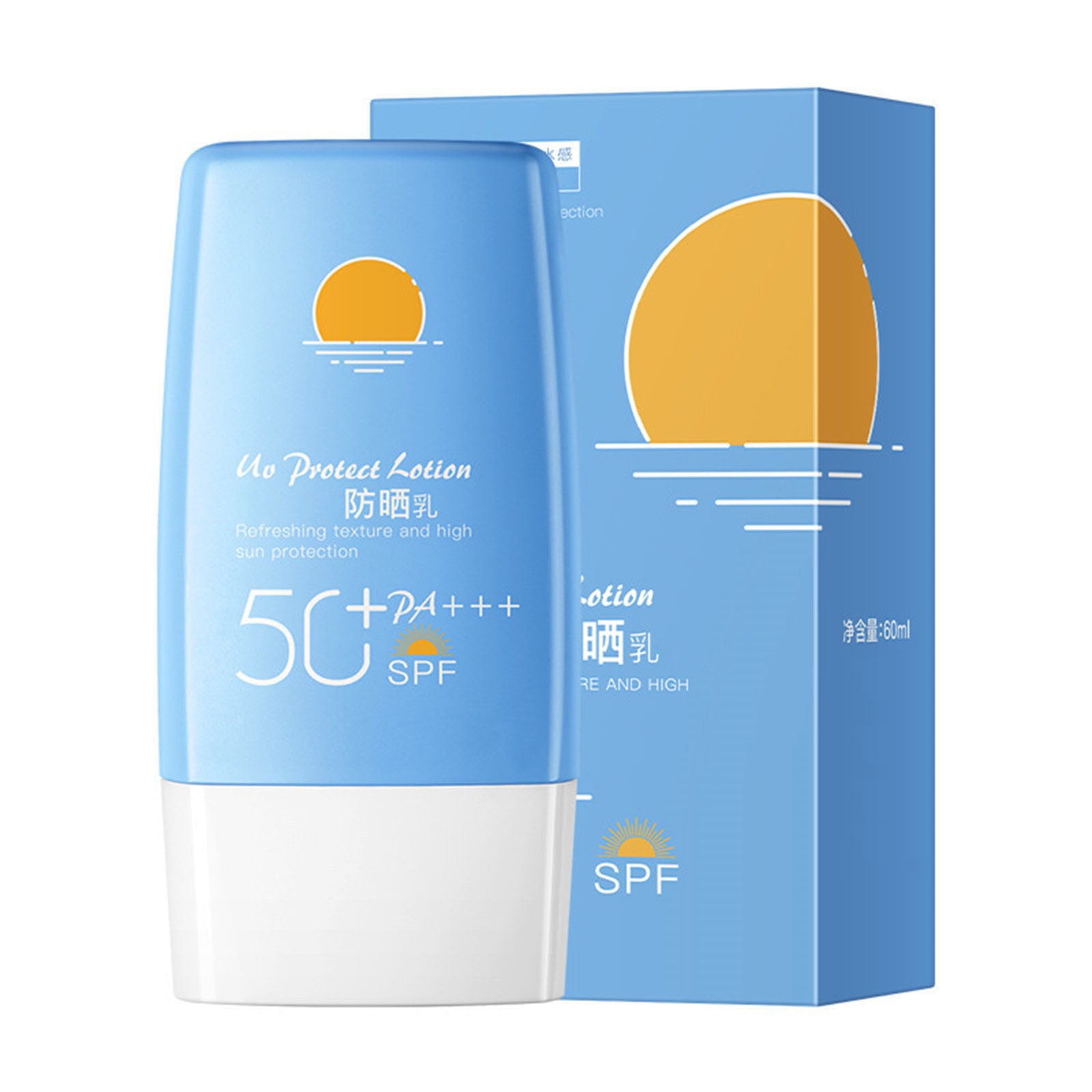 Facial Sunscreen SPF 50 Refreshing Friendly Sun Lotion Broad Spectrum ...