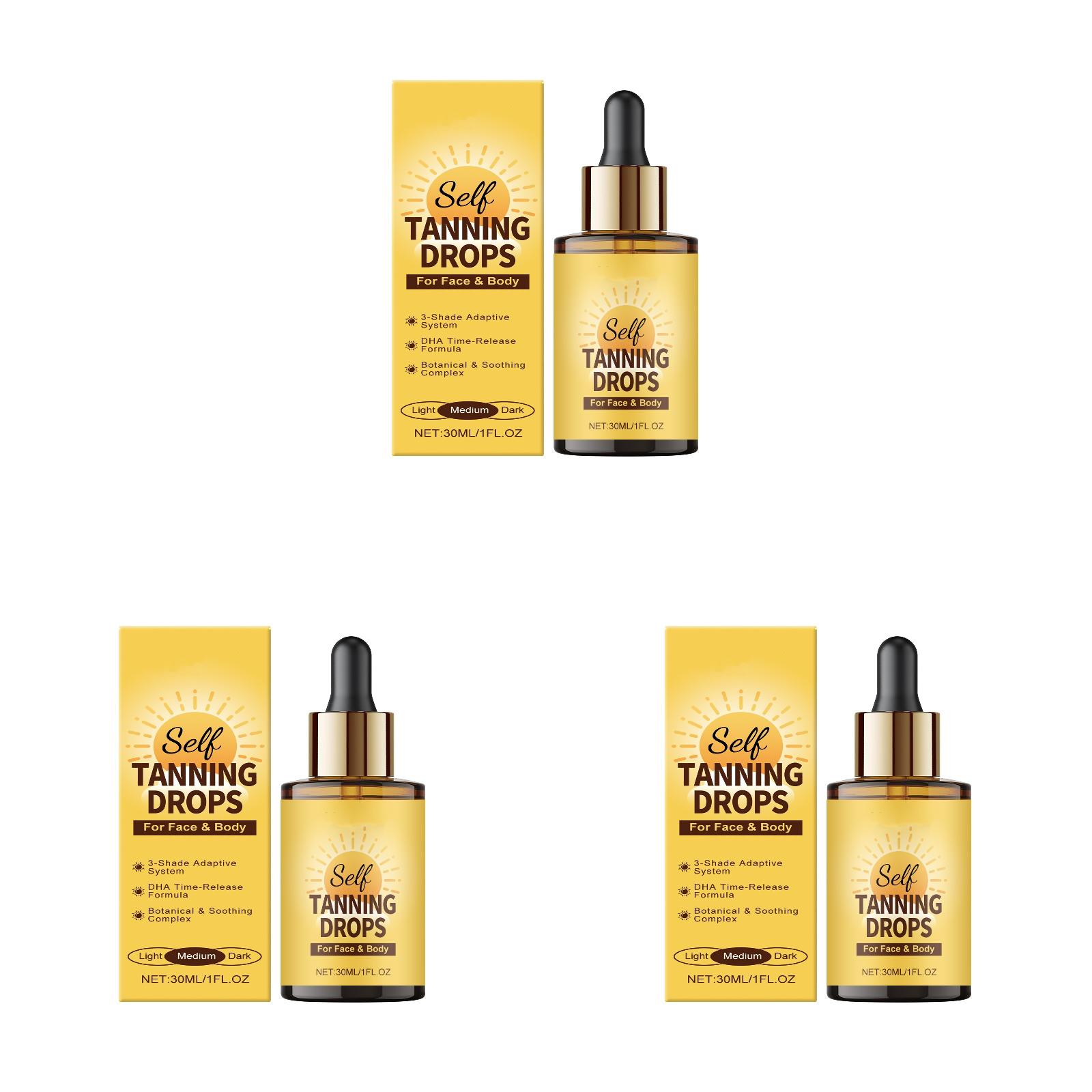 Facial Tanning Drops 30ML, Tanning Drops for Face and Body, Gradual ...