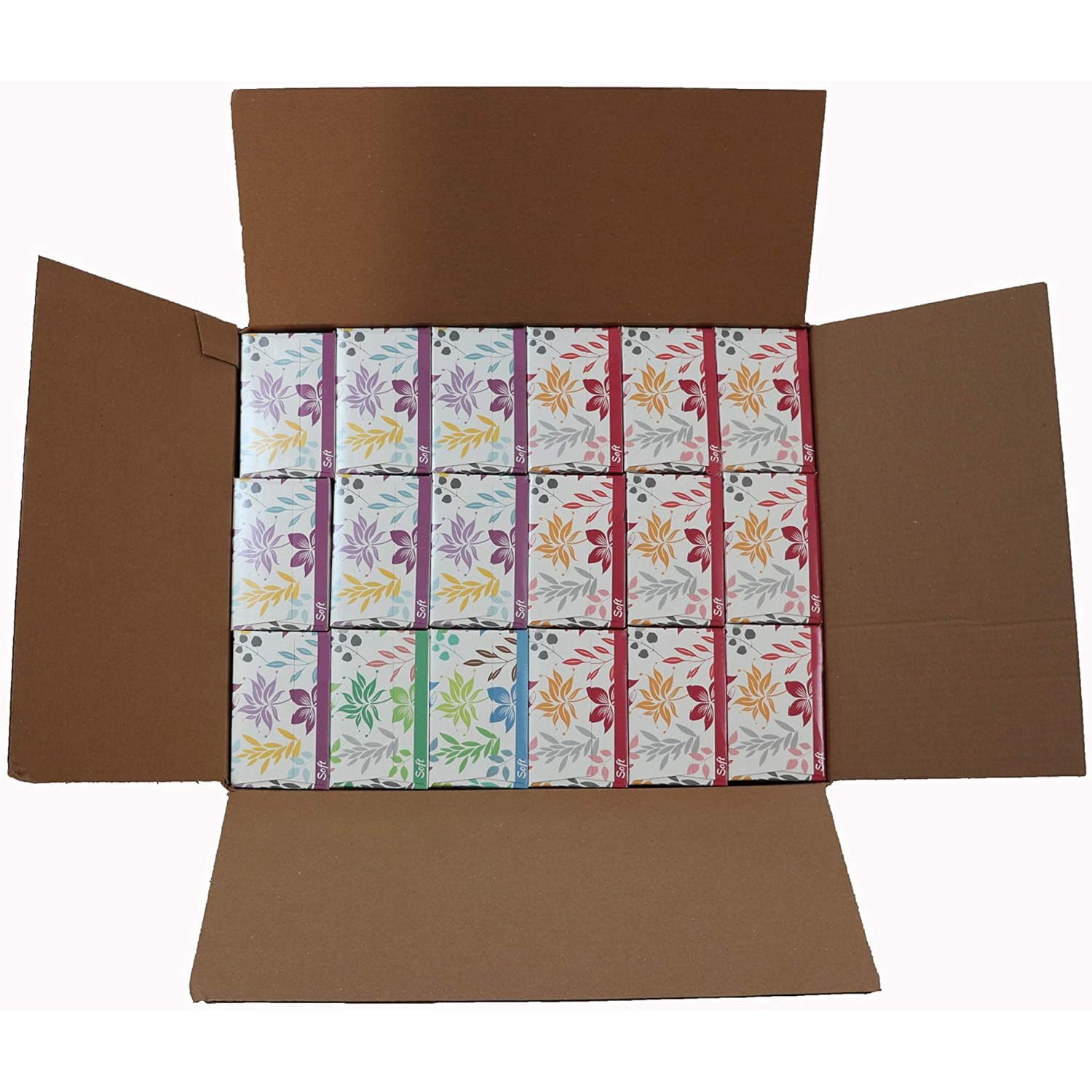 Facial Tissue 2 - Ply Tissues, 5760 Tissues, 160 Tissues per Box - 36 ...