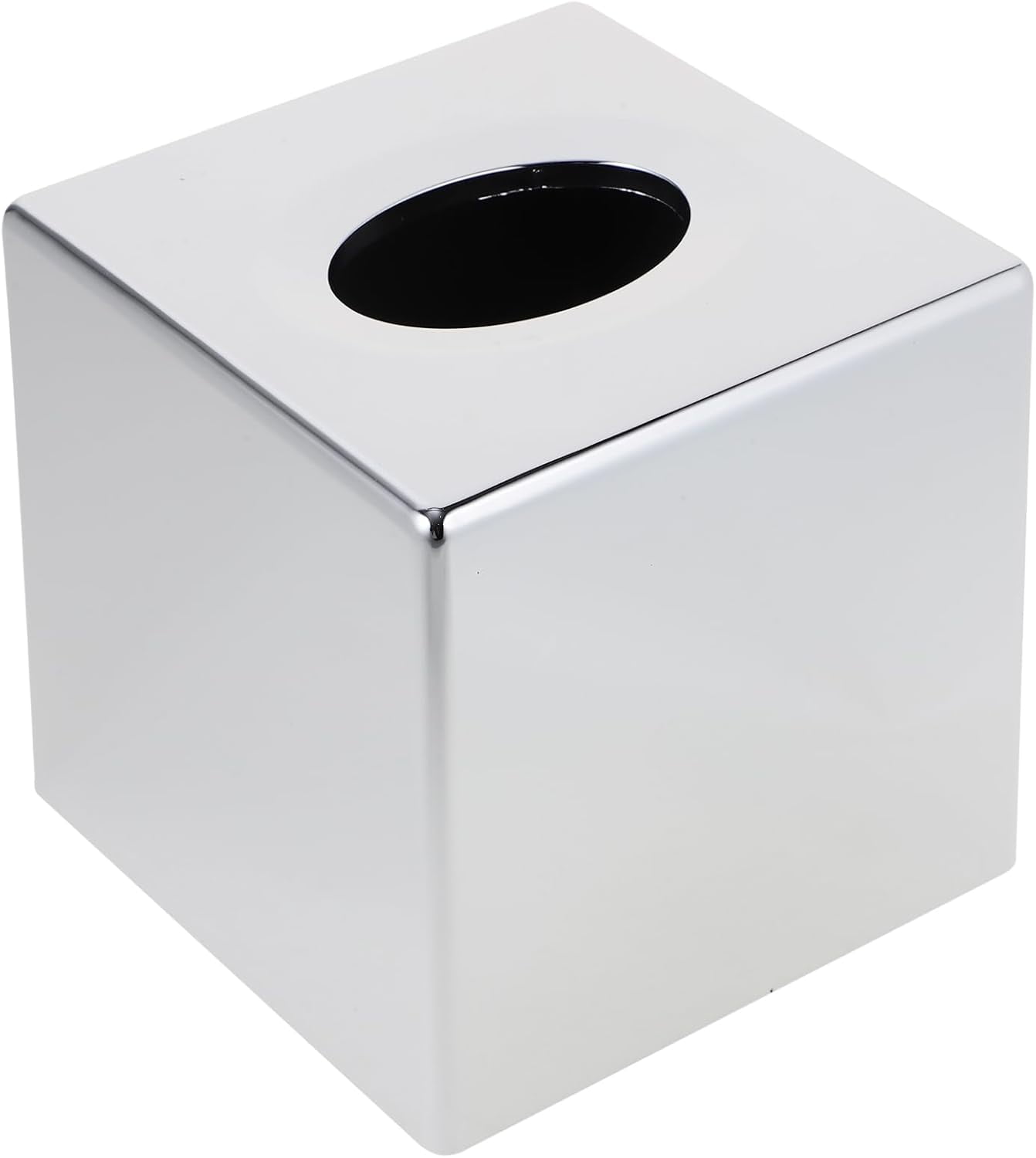 Facial Tissue Cube Stainless Steel Tissue Box Tissue Box Cover Square ...