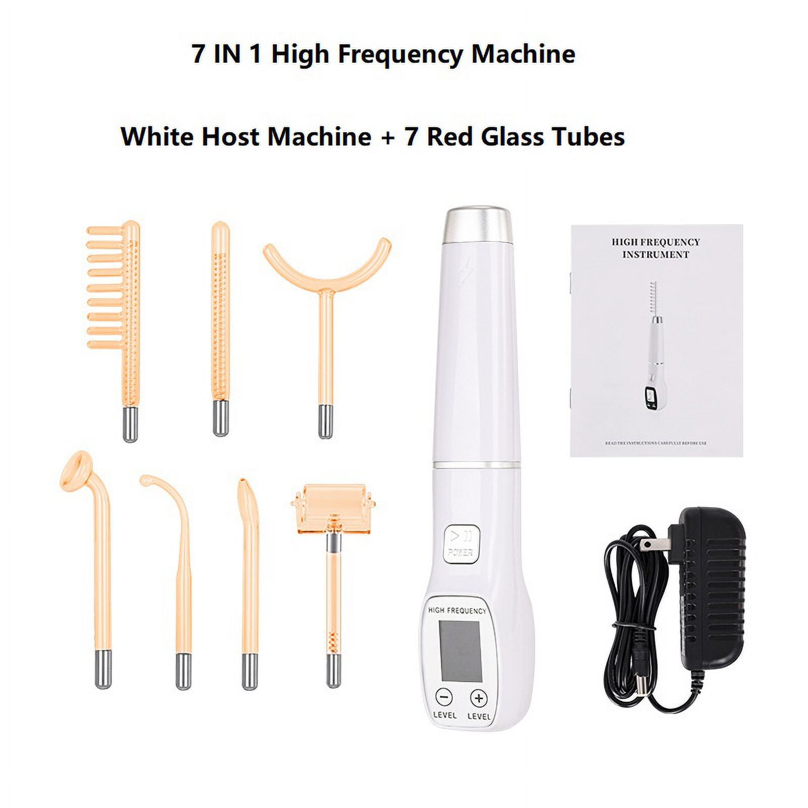 Facial Treatments High Frequency Facial Machine Screen Display Neon ...