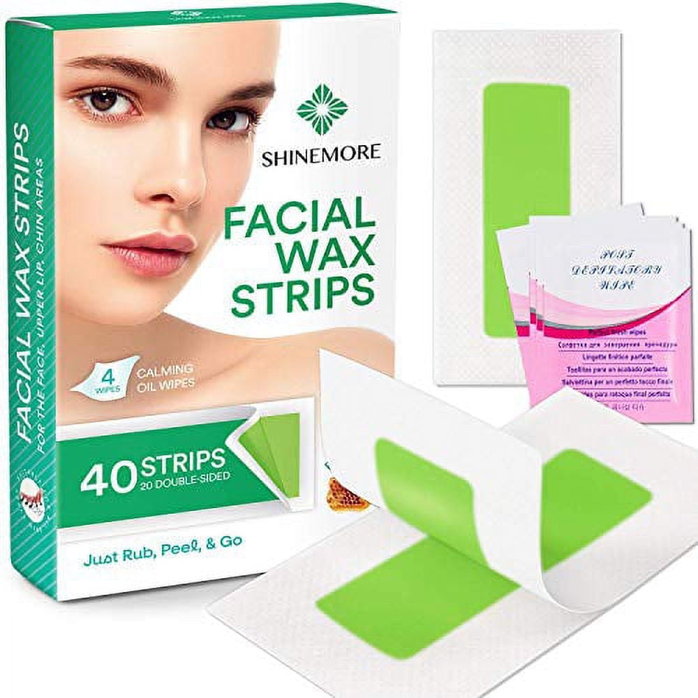 Facial Wax Strips - Hypoallergenic All Skin Types - Facial Hair Removal ... Facial Wax Strips - Hypoallergenic All Skin Types - Facial Hair Removal ...