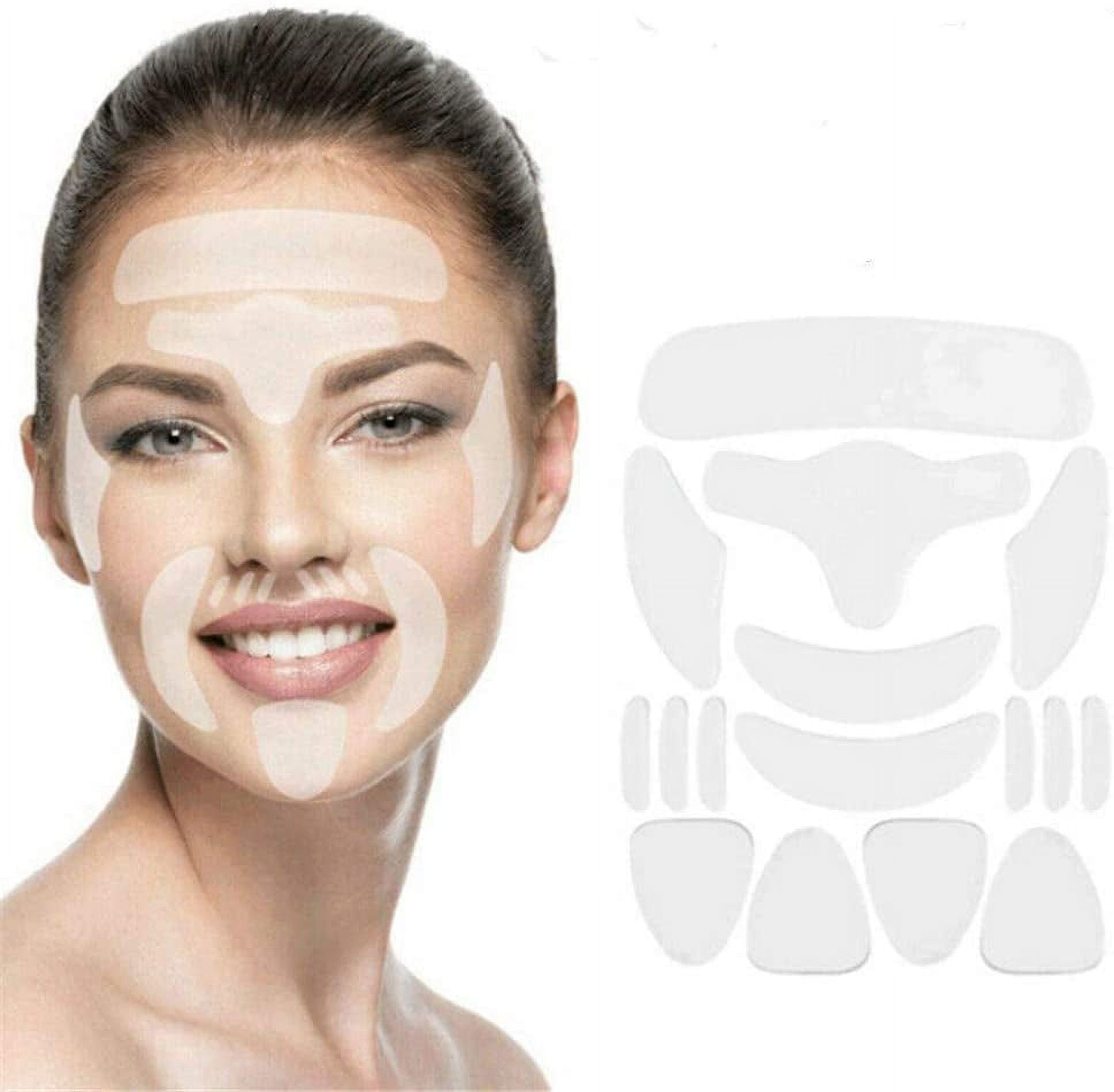 Facial Wrinkle Remover Strips, Face Tape Smoothing Wrinkle Patches for ...