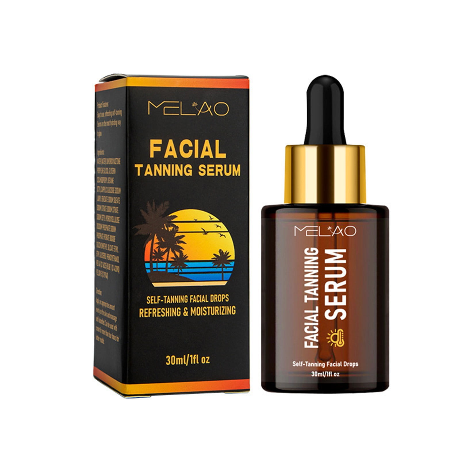 Facial care,Self Tanning Facial Drops 30ml Dark Tanning Oil Bronzing ...