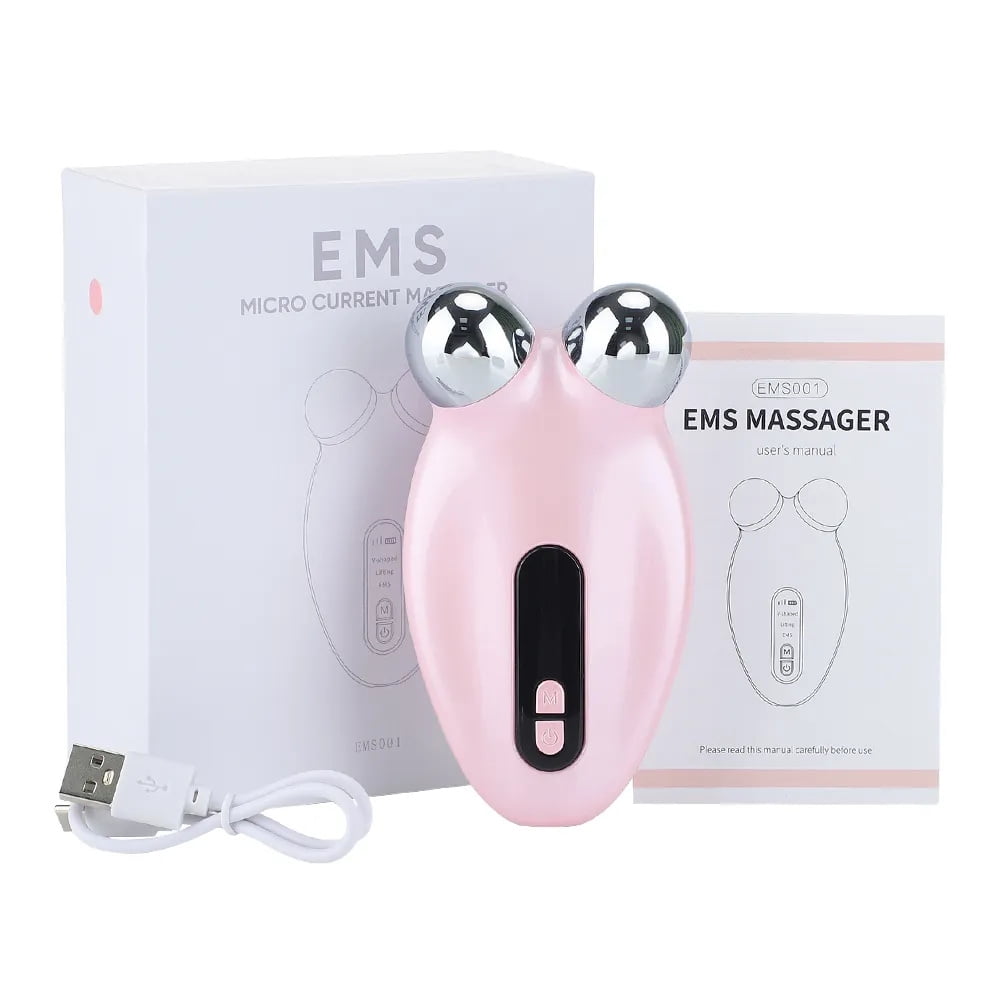 Facial massager EMS Facial Microcurrents for Face Facial Roller Face ...