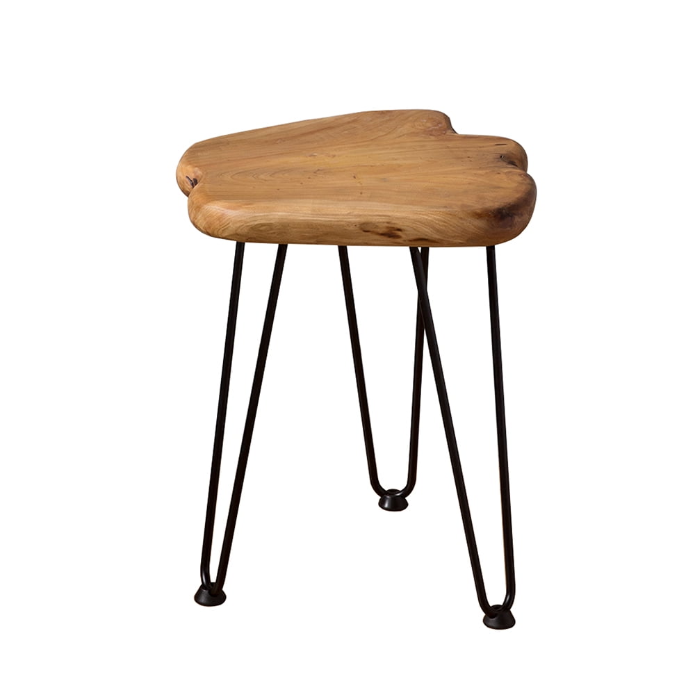 Facilehome Coffee Table,Wood Stump Side Table with Natural Holes Or ...