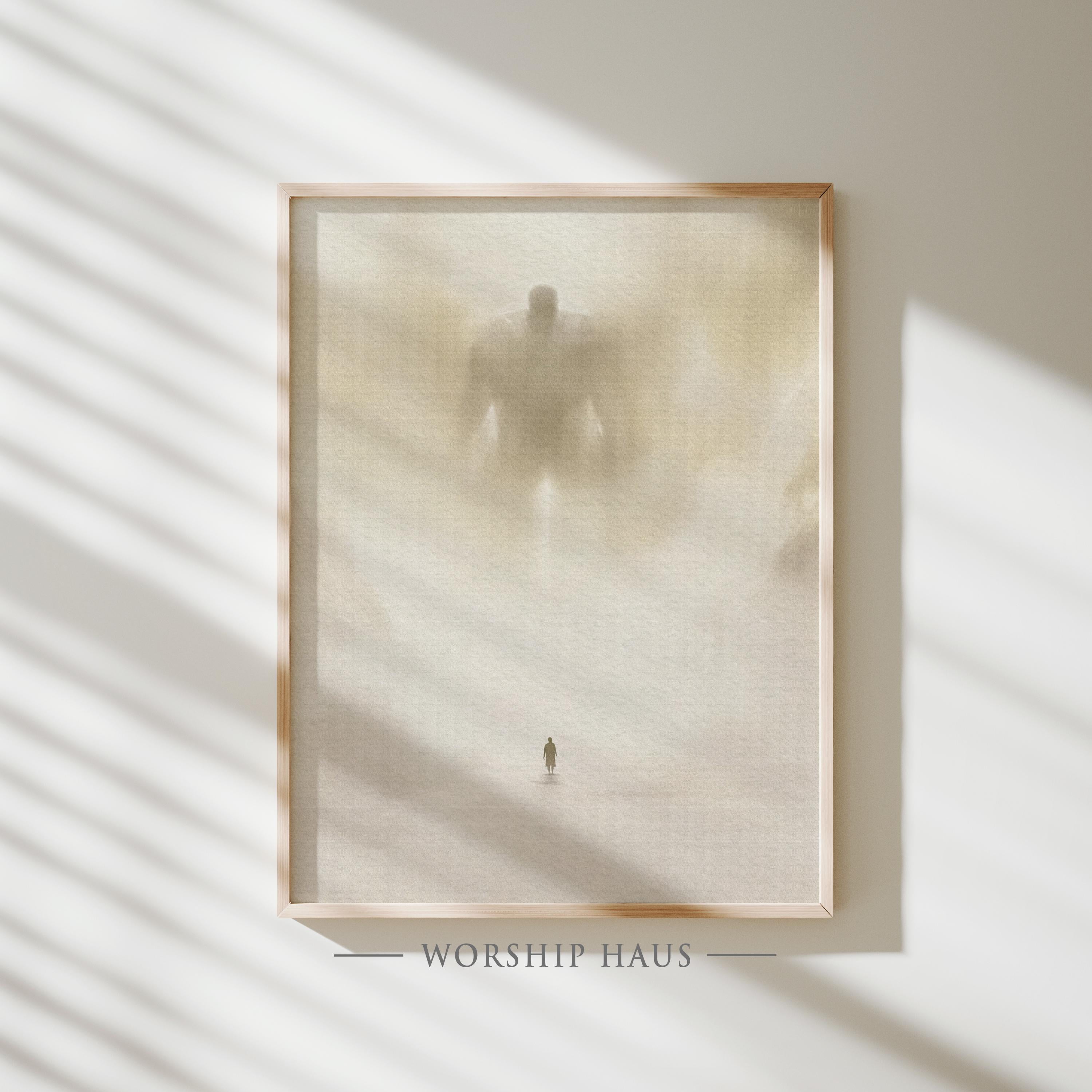 Facing Goliath With God'S Power Christian Wall Art Parable Scene Bible ...