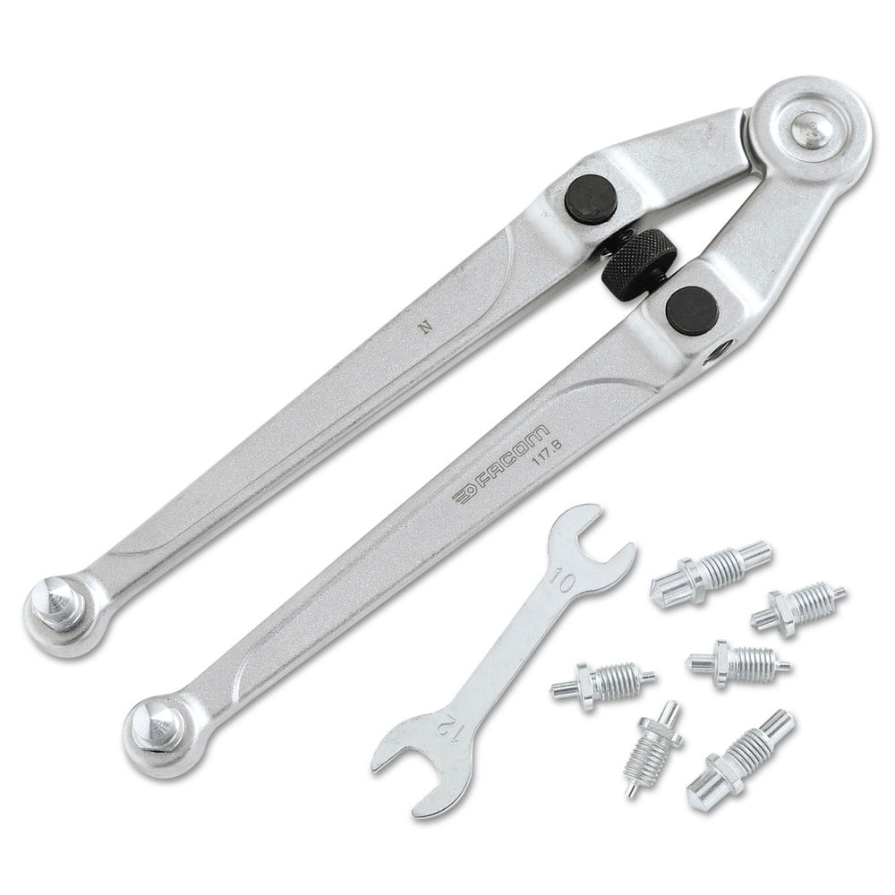 Facom Pin Spanner Wrench,Face,10-1/2" FA-117.B - Walmart.com