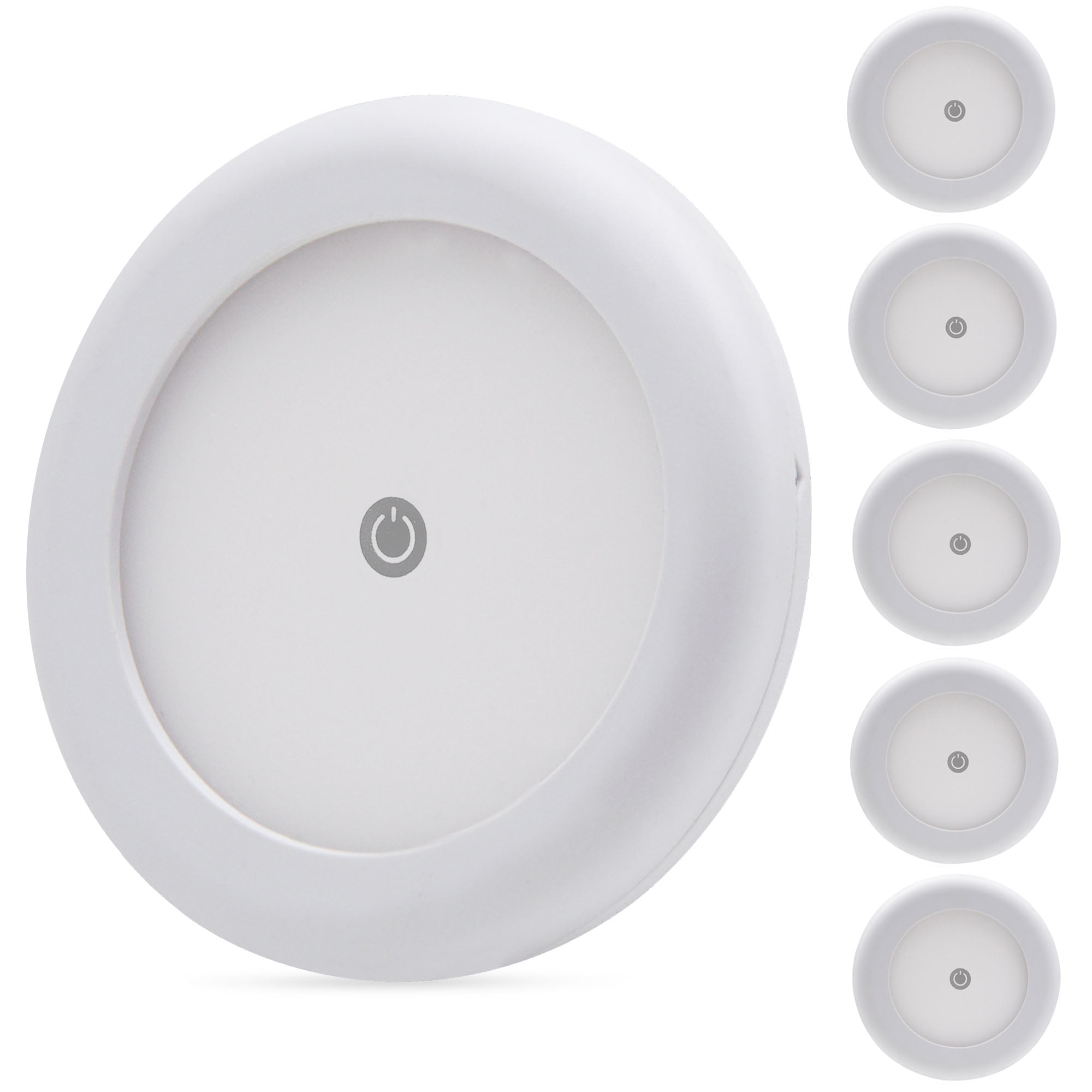 Facon 3Inch DC 12V RV LED Dome Light Fixture with Touch Dimmable Switch ...