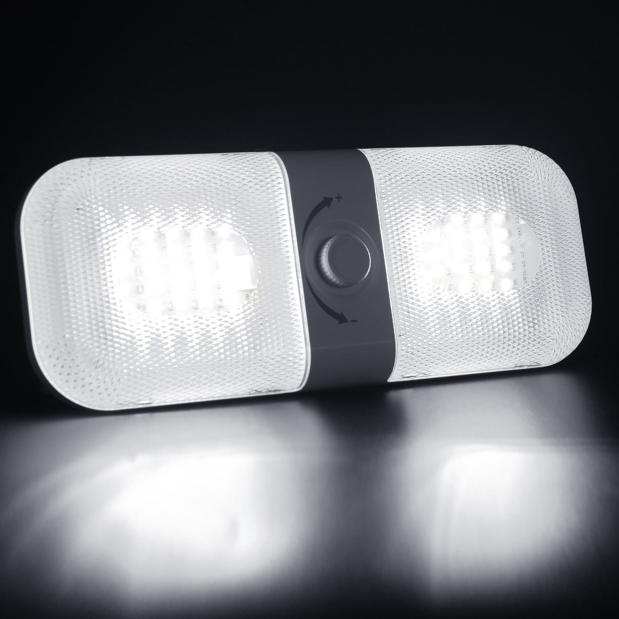 Facon Dimmable 2PKS 12" 12-24V LED RV Interior Light, Super Bright ...