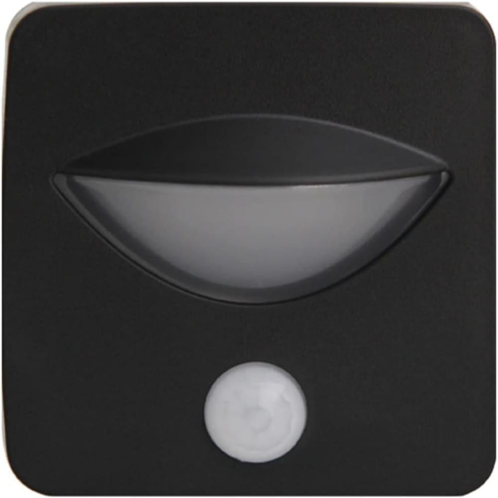Facon RV LED 3400K Aisle Light with Motion Sensor, 12V Black Plated ...