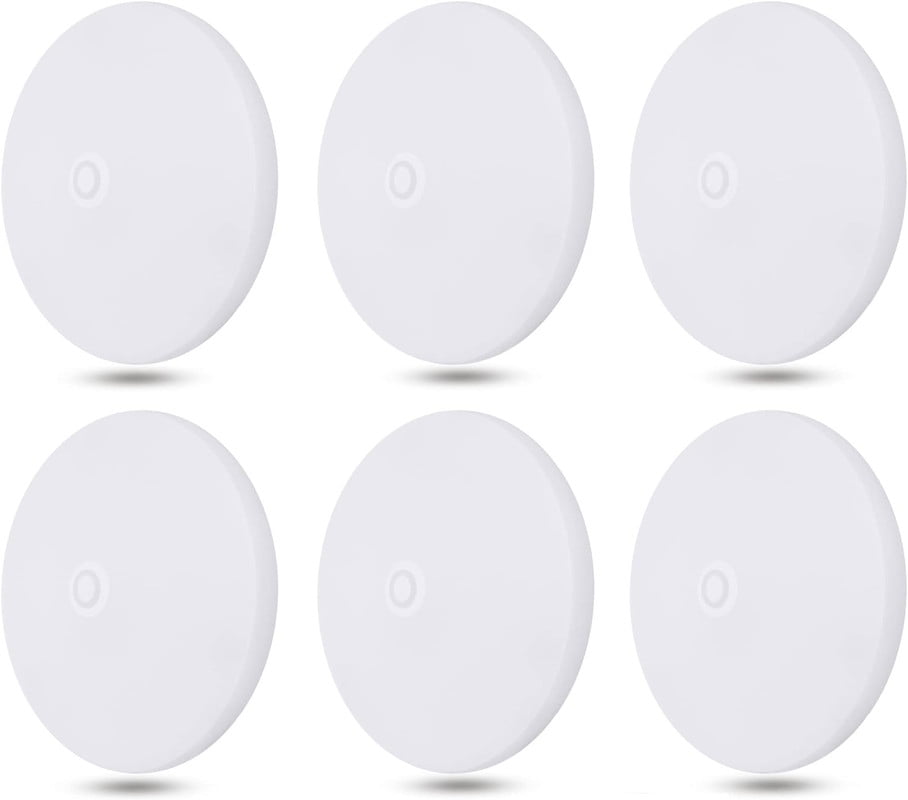 Facon Ultra Slim 4.5'' 12V RV Puck Lights w/Switch, 3400K Warm White ...