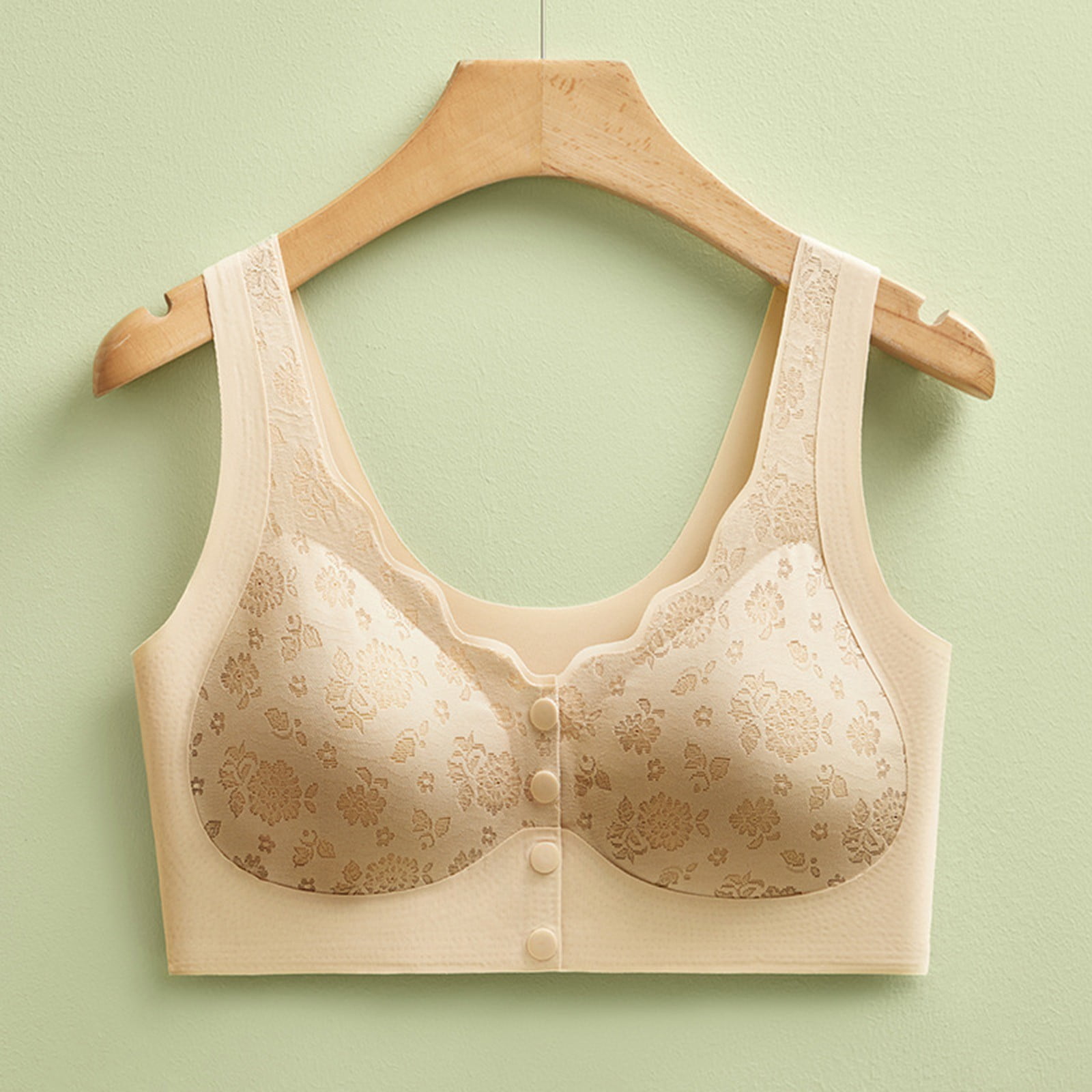 Facrlt Middle-aged and elderly women's bra, comfortable and seamless ...
