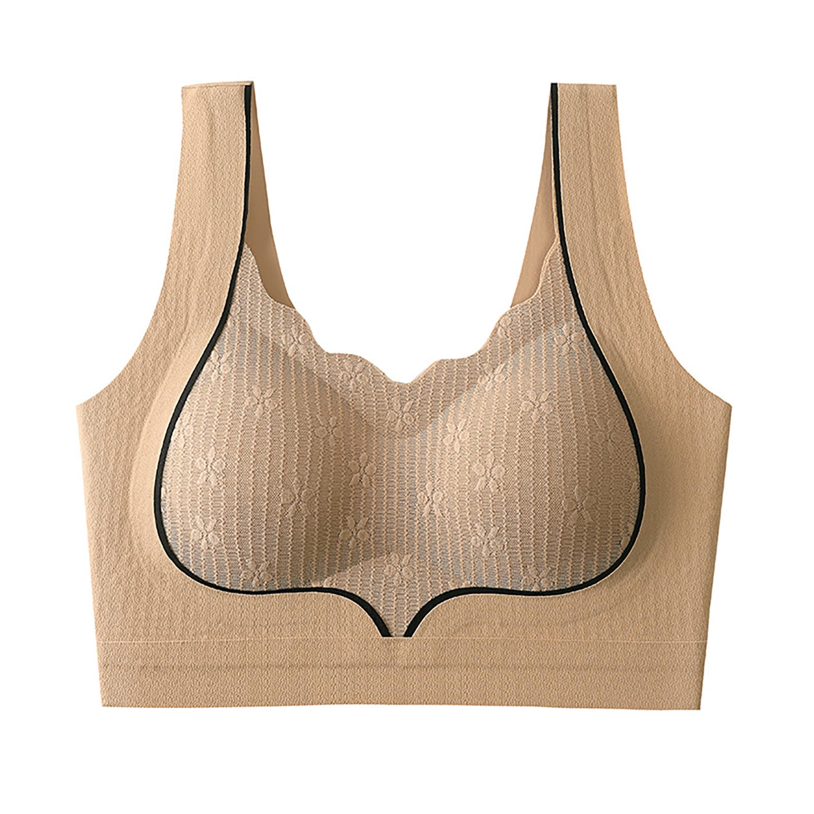 Facrlt Women's Gathering Anti-Gravity Lift Bra, Breathable and Traceless Shockproof and Anti ...