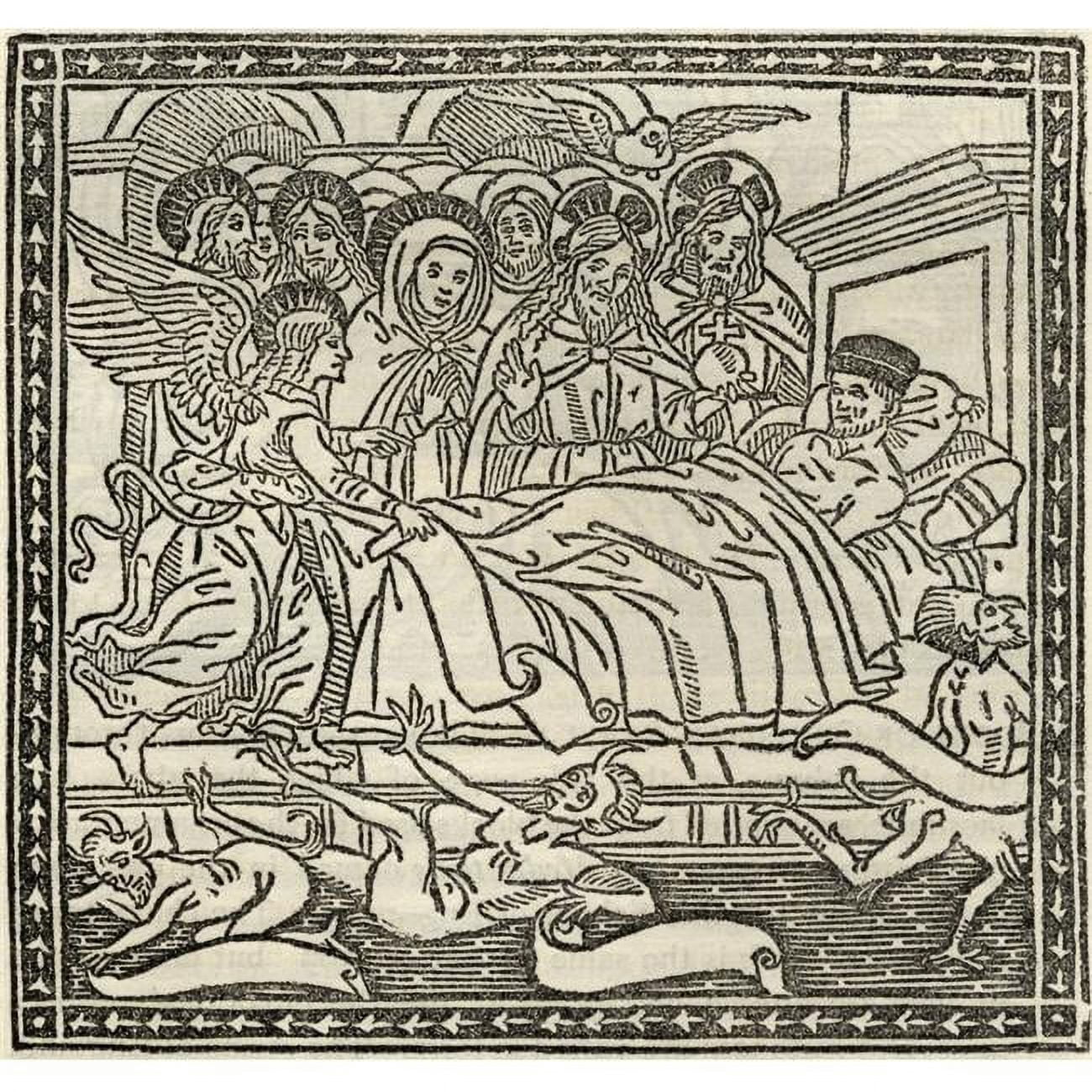 Facsimile of Illustration Death Subject From Della Arte Del Ben Morire ...