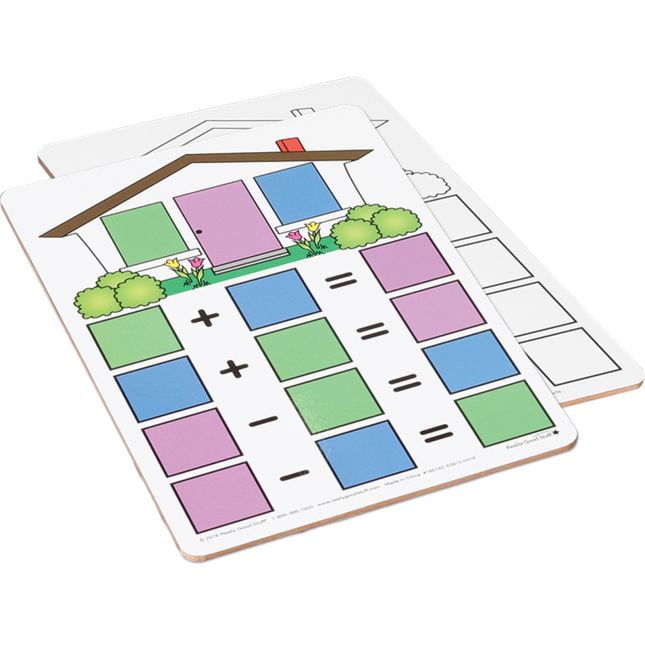 Fact Family Dry Erase Boards - Addition And Subtraction - 6 boards ...
