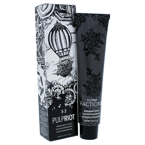 Faction8 Permanent Hair Color 5-3 Gold by Pulp Riot for Unisex - 2 oz ...