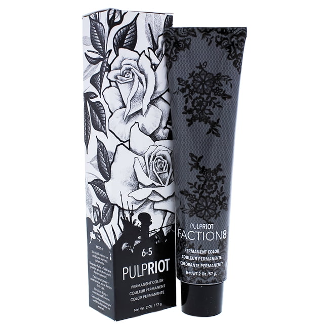 Faction8 Permanent Hair Color 6-5 Red by Pulp Riot for Unisex - 2 oz ...