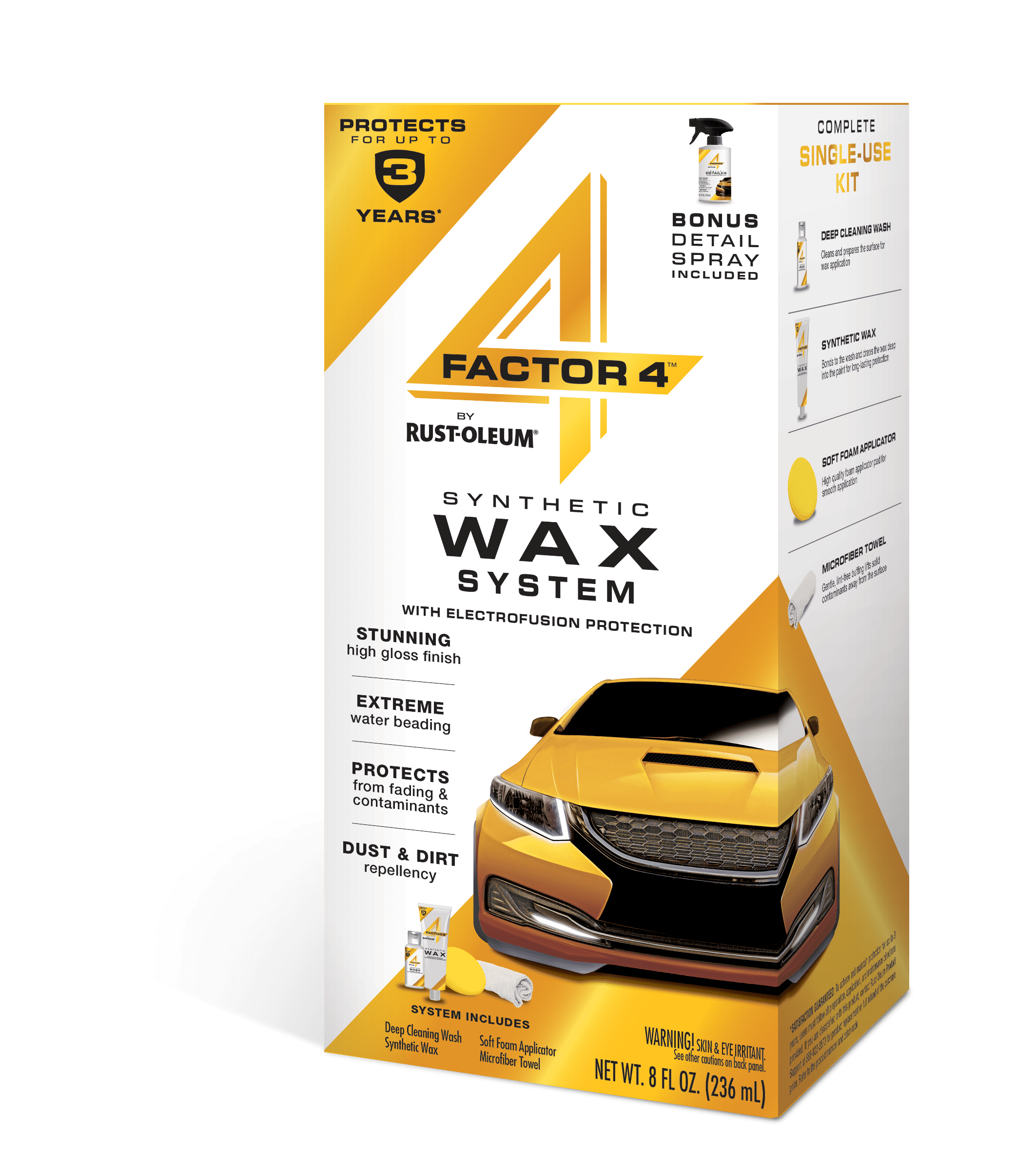 Factor 4 Synthetic Car Wax Kit - Walmart.com