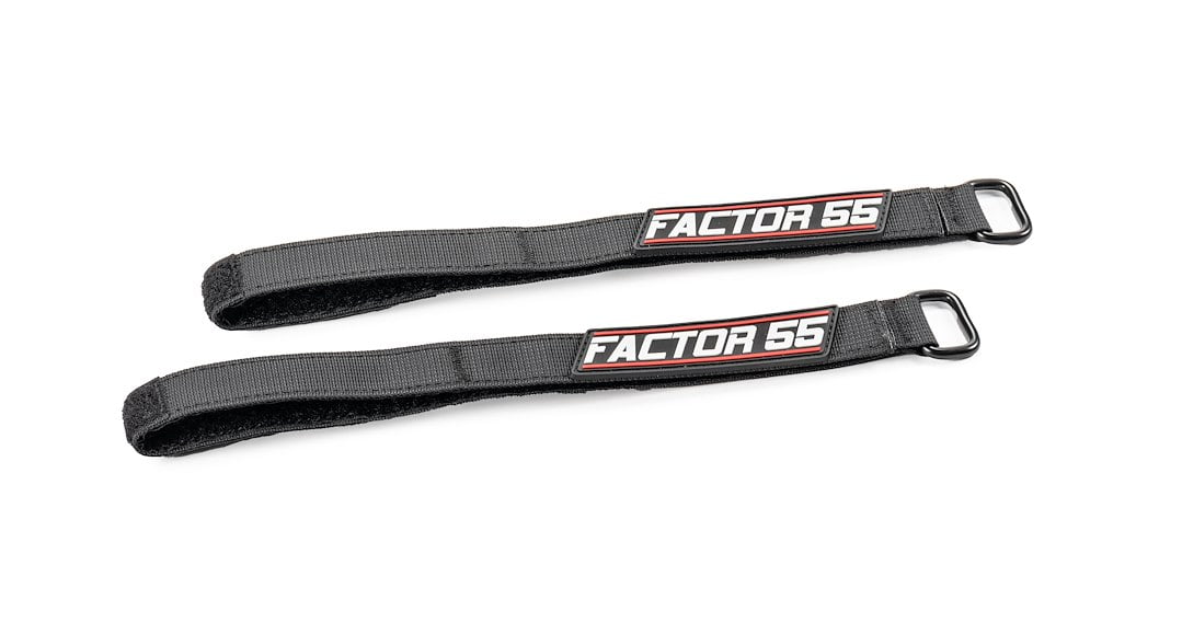 Factor 55 00071-2 Multi Purpose Strap 20 Inch X 1 Inch Set of 2 Black ...