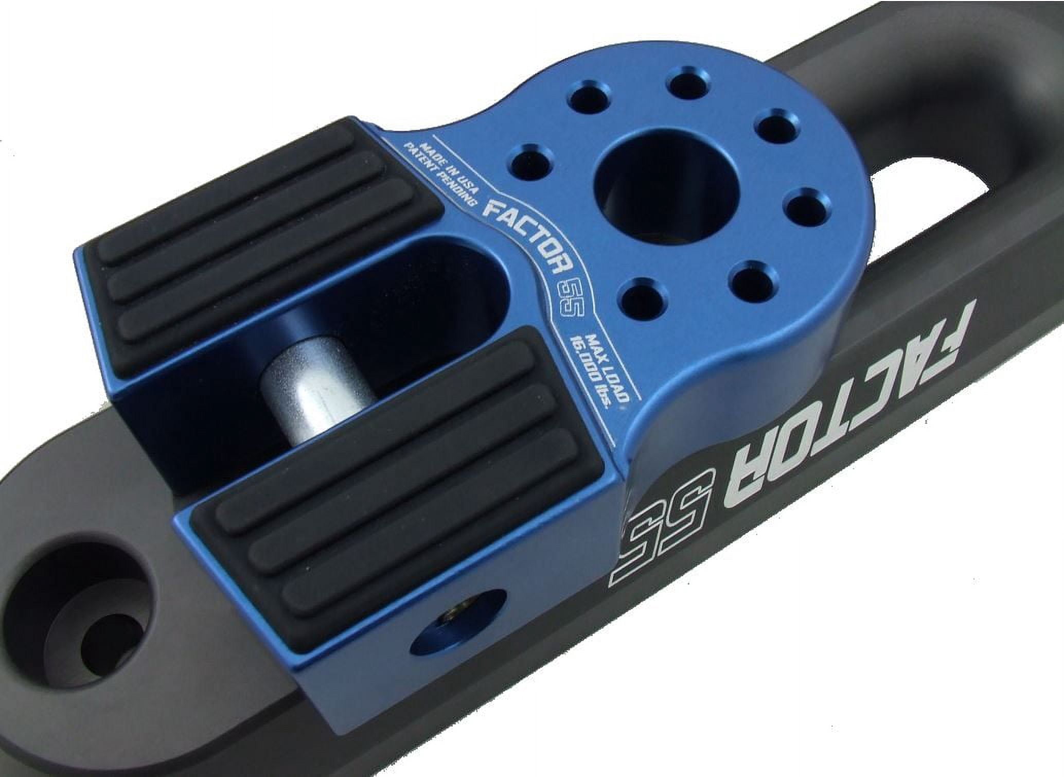Factor 55 Flatlink Winch Shackle Mount Assembly Blue 00050-02 - Walmart.com