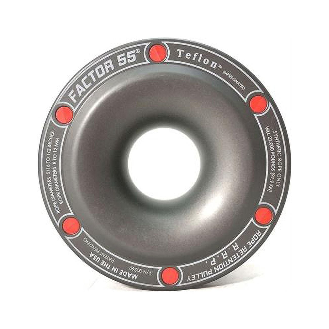 Factor 55 Rope Retention Pulley - Black 1.5 lbs - Walmart.com