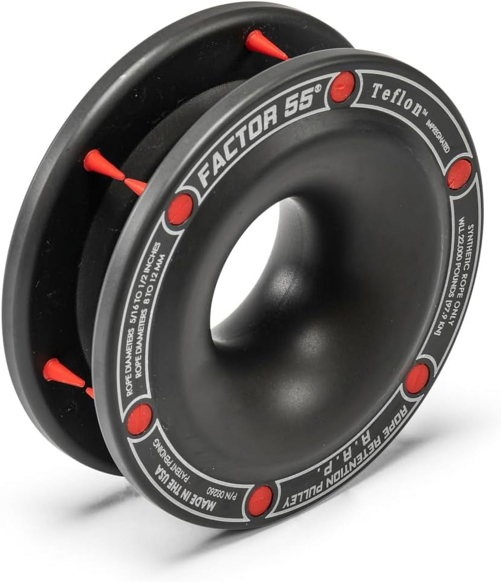 Factor 55 Rope Retention Pulley (RRP) for Use with Synthetic Rope and ...