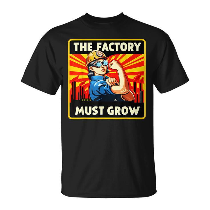 Factorio The Factory Must Grow T-Shirt – Gaming Shirt for Factorio Fans ...
