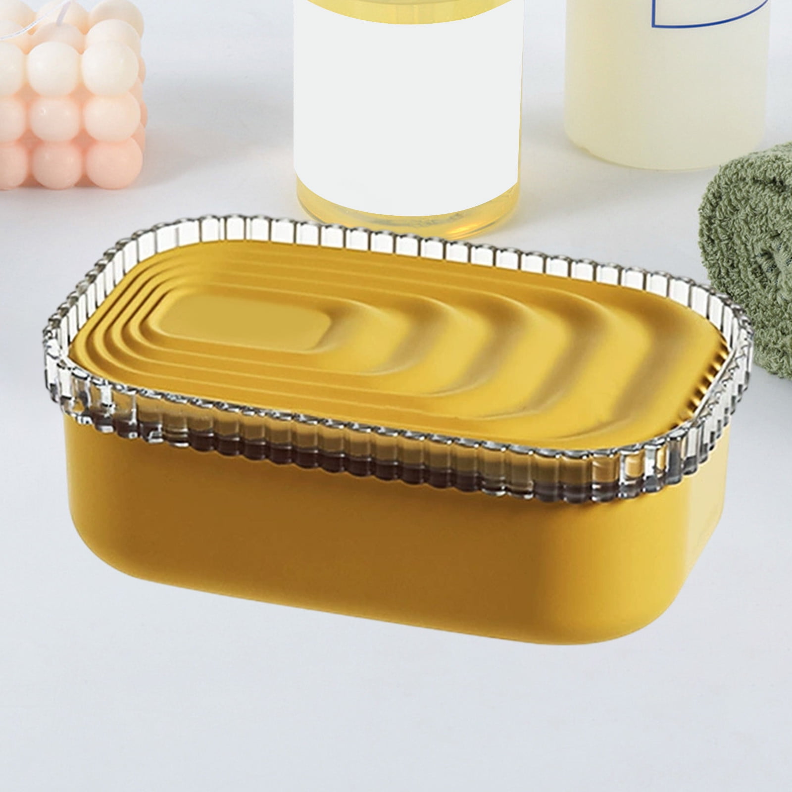 Factory Direct Bathroom Household With Lid Connected Draining Soap Box ...