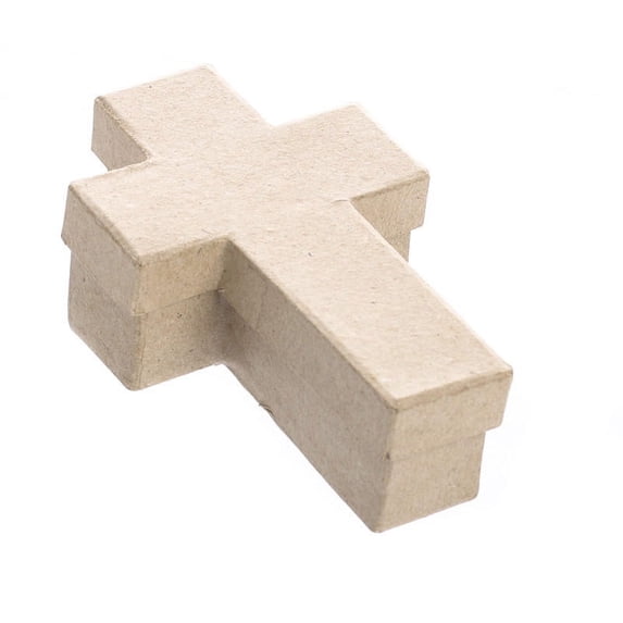 Factory Direct Craft 12 Piece Package of Paper Mache Cross Boxes ...